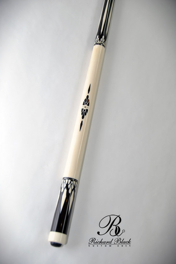 Cathedral Cue designed by Richard Black, Black Cues Custom Crafted Cuemaker