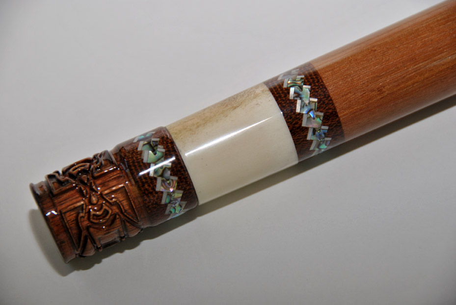 Twisted Cue designed by Richard Black, Black Cues Custom Crafted Cuemaker